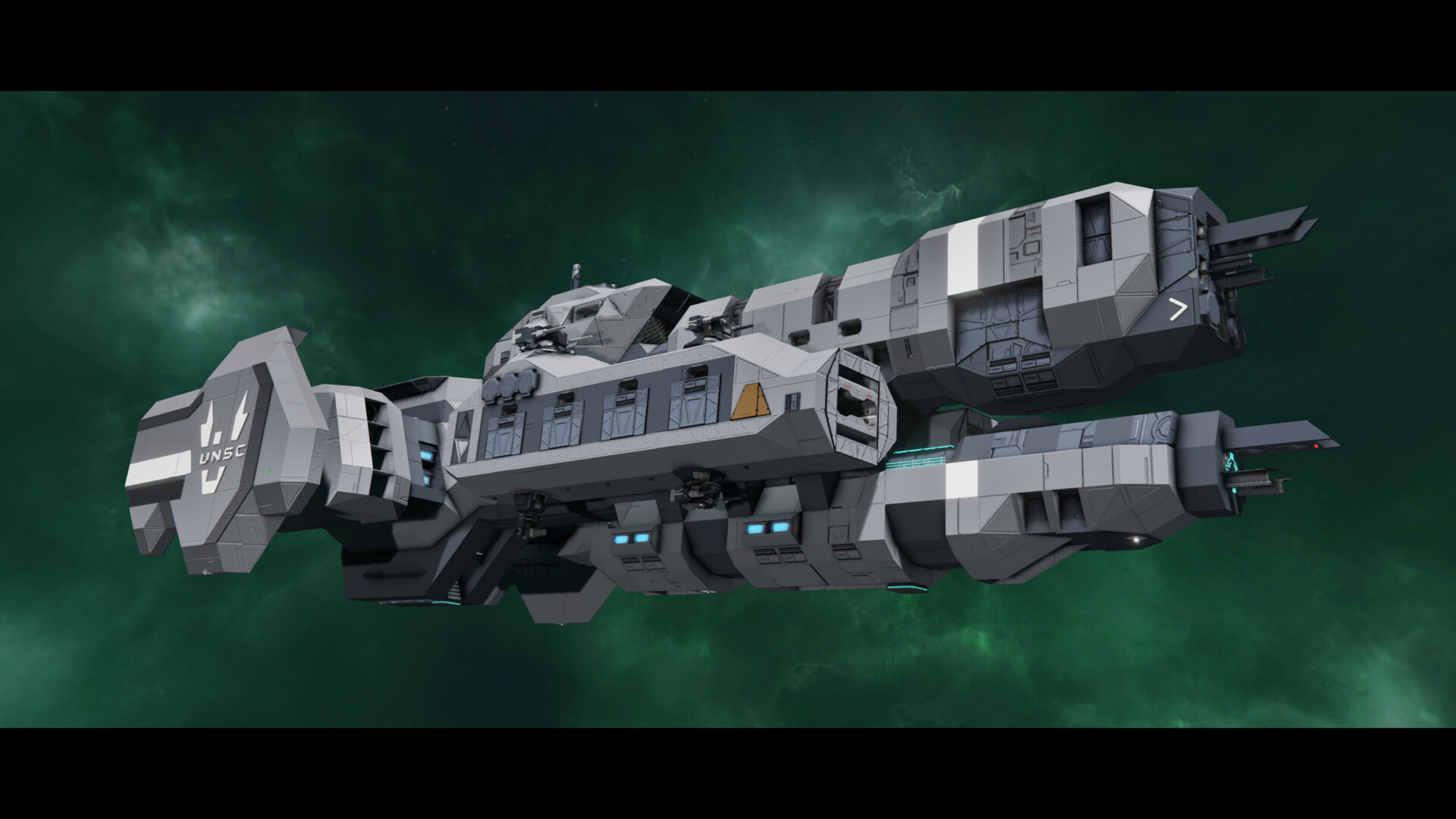 ZEO CMF - UNSC "Vorpal Blade" Palomino-class Corvette FS-042