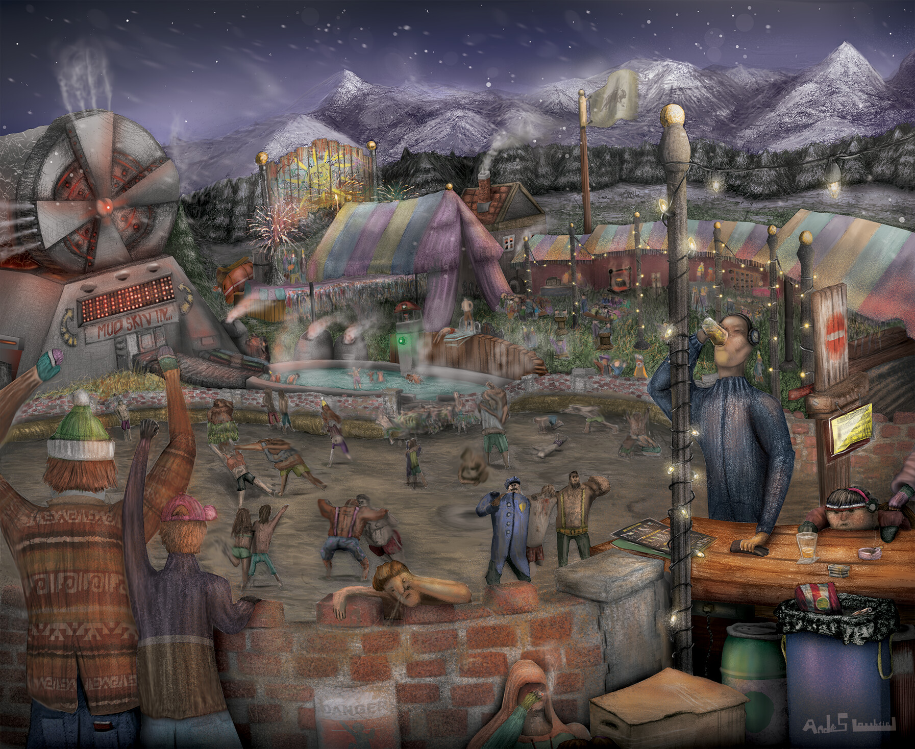 ArtStation - Festival of Mud and Springs