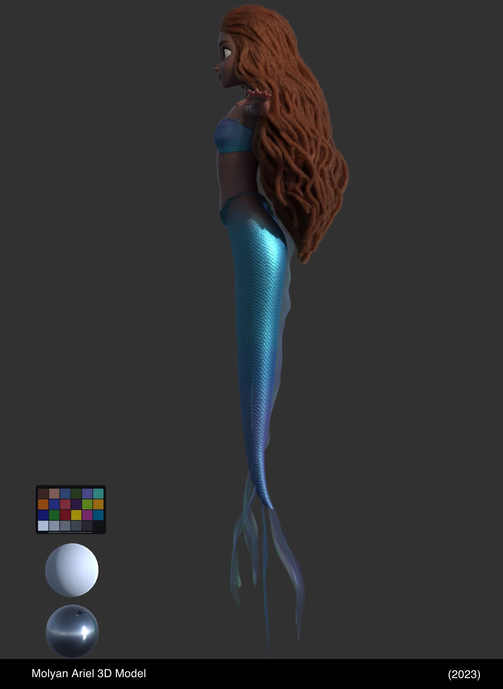 Molyan Live Action Ariel 3d Model 2023