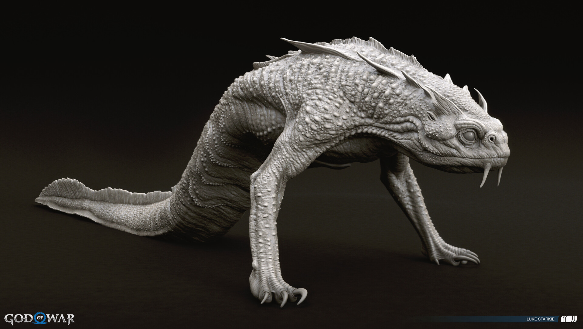 Luke Starkie - Lindwyrm - God of War Ragnarök