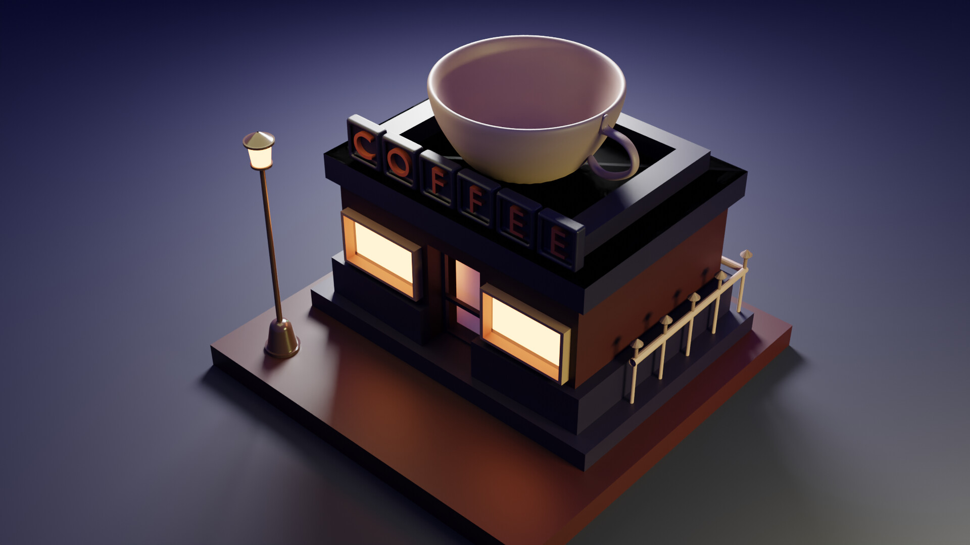 ArtStation - Coffee shop