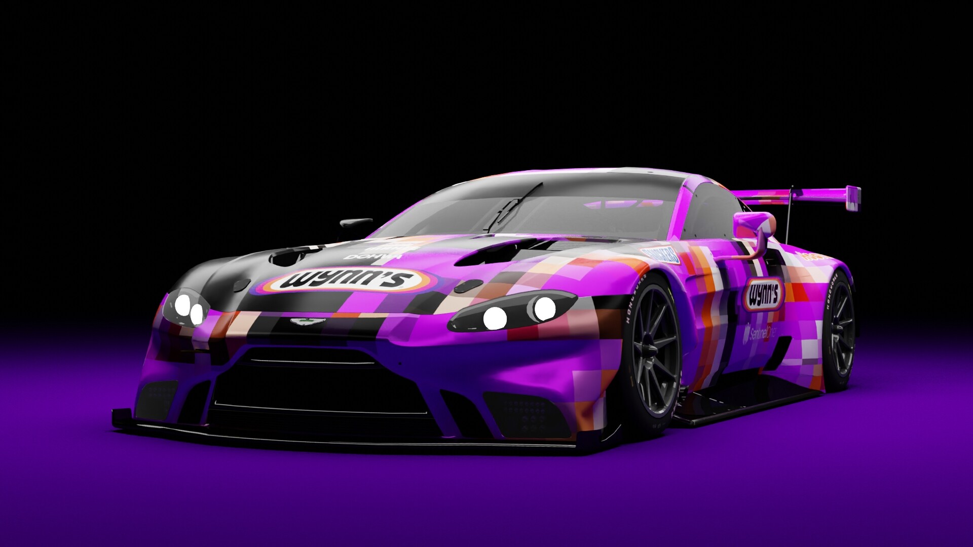 ArtStation - Aston Martin Vantage GTE wynn's livery