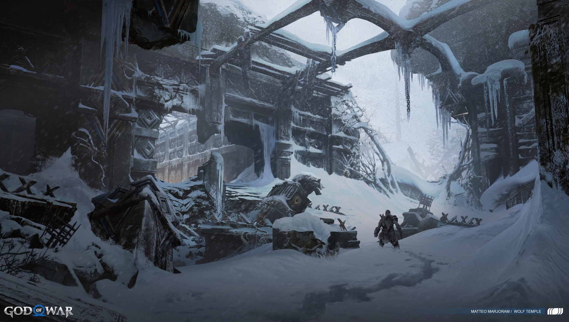 Matteo Marjoram - God of War Ragnarok - Wolf Temple