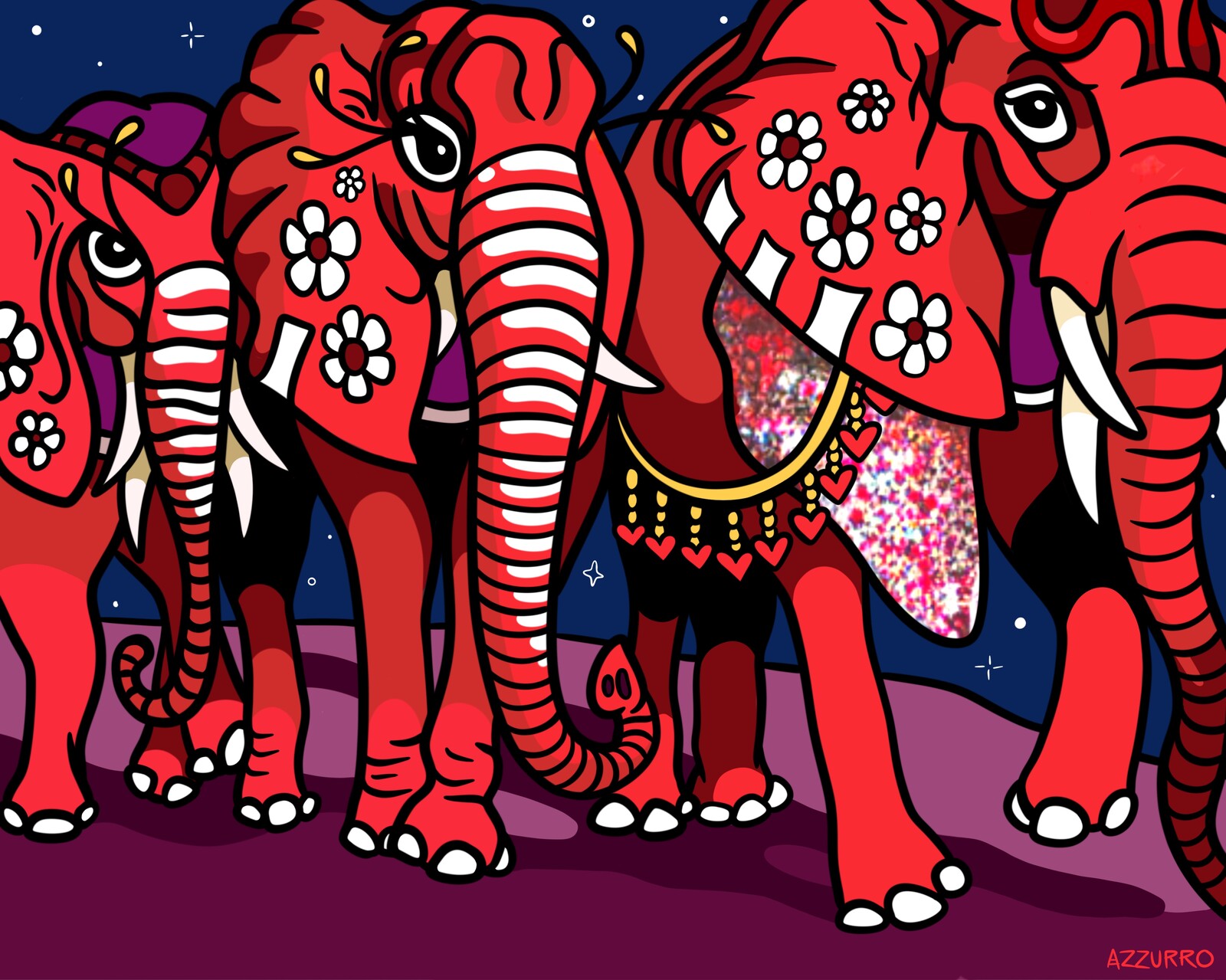 Azzurro Batic - Red Stampede