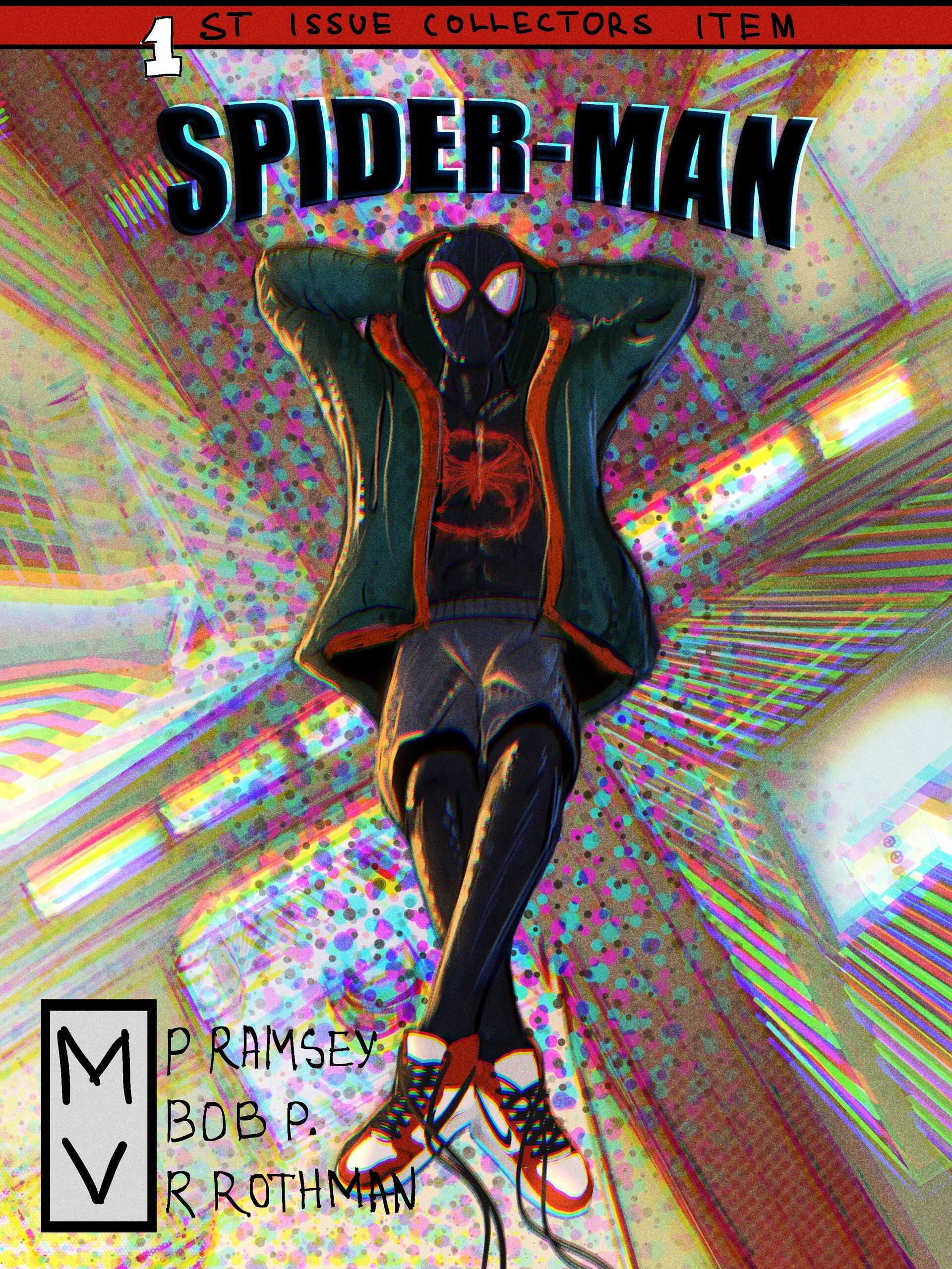 Artstation Spider Man Comic Cover Miles Morales