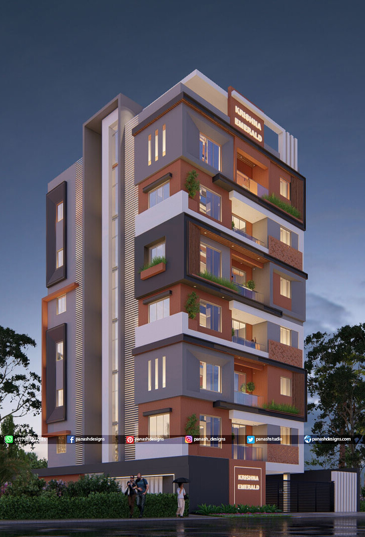 ArtStation - Modern Residential Building