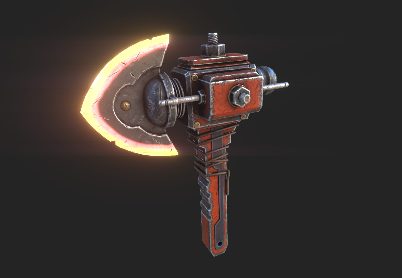 ArtStation - Steampunk Axe