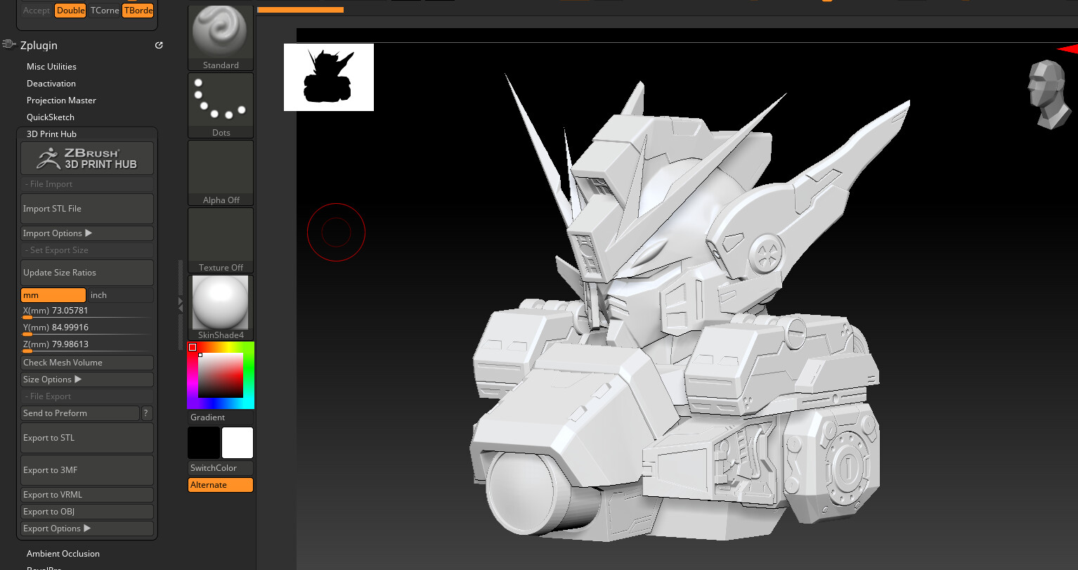 Gundam Wing Zero Head