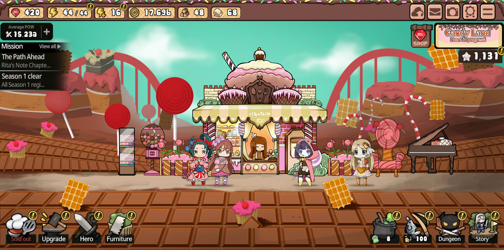 ArtStation - UI hubworld design