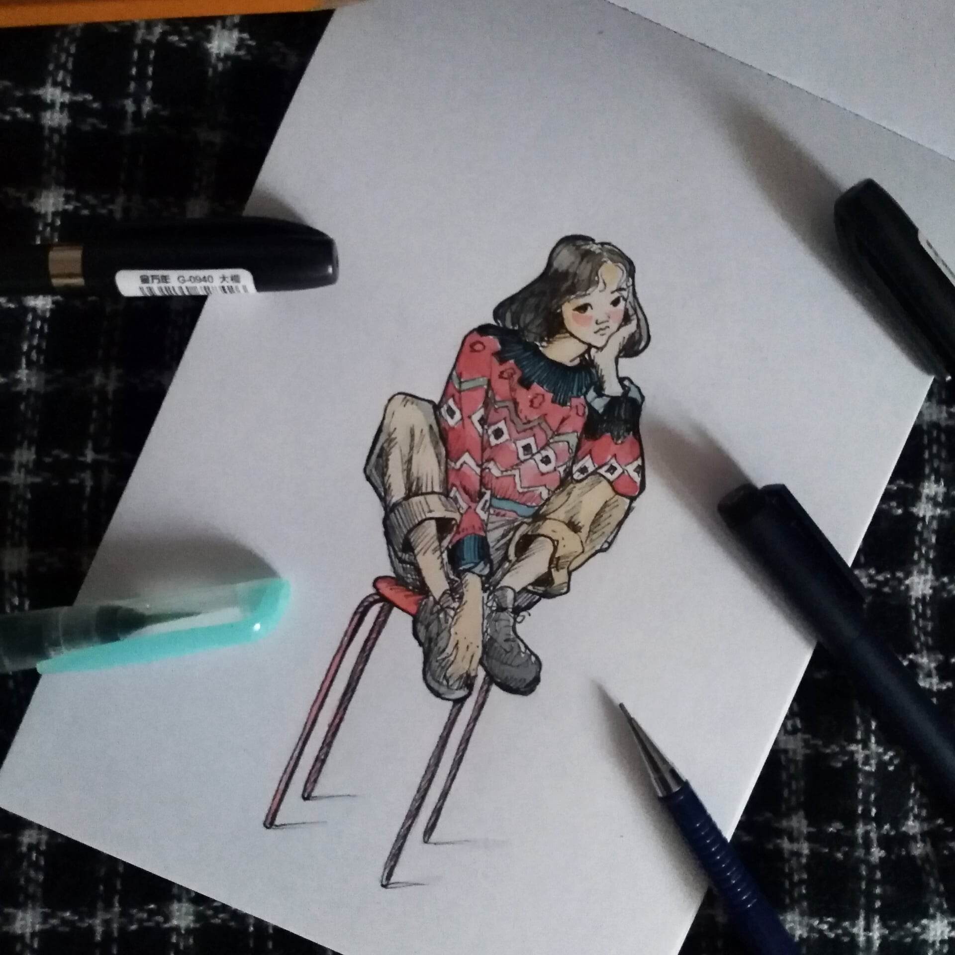 ArtStation - Girl sketch
