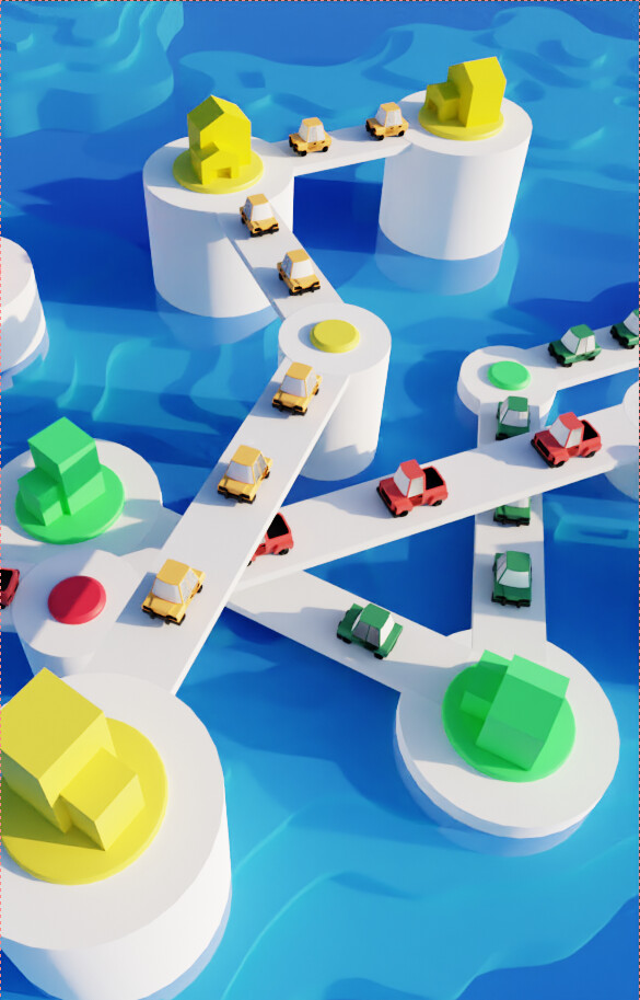 ArtStation - Mini City HC puzzle