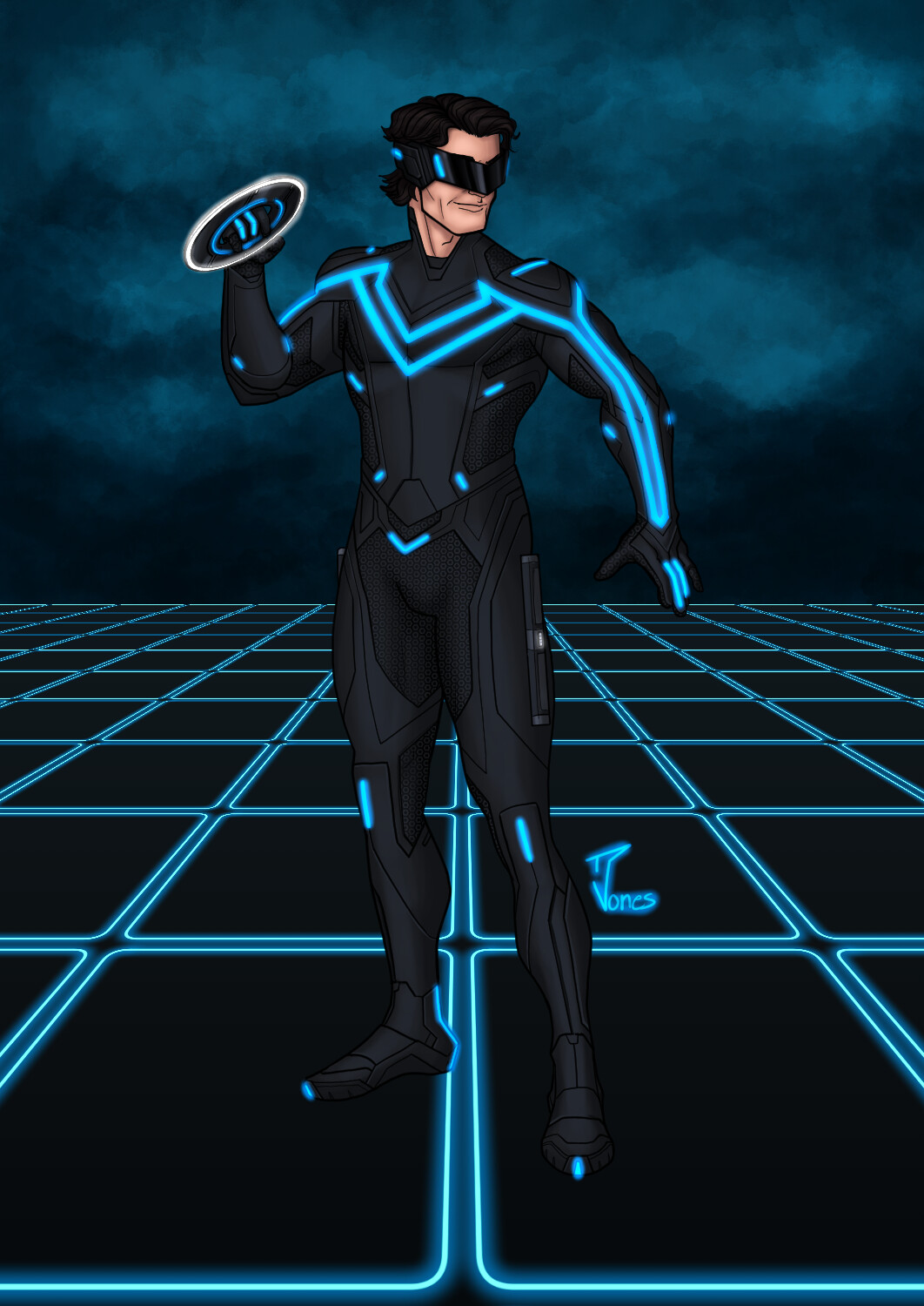 ArtStation - Nightwing in TRON