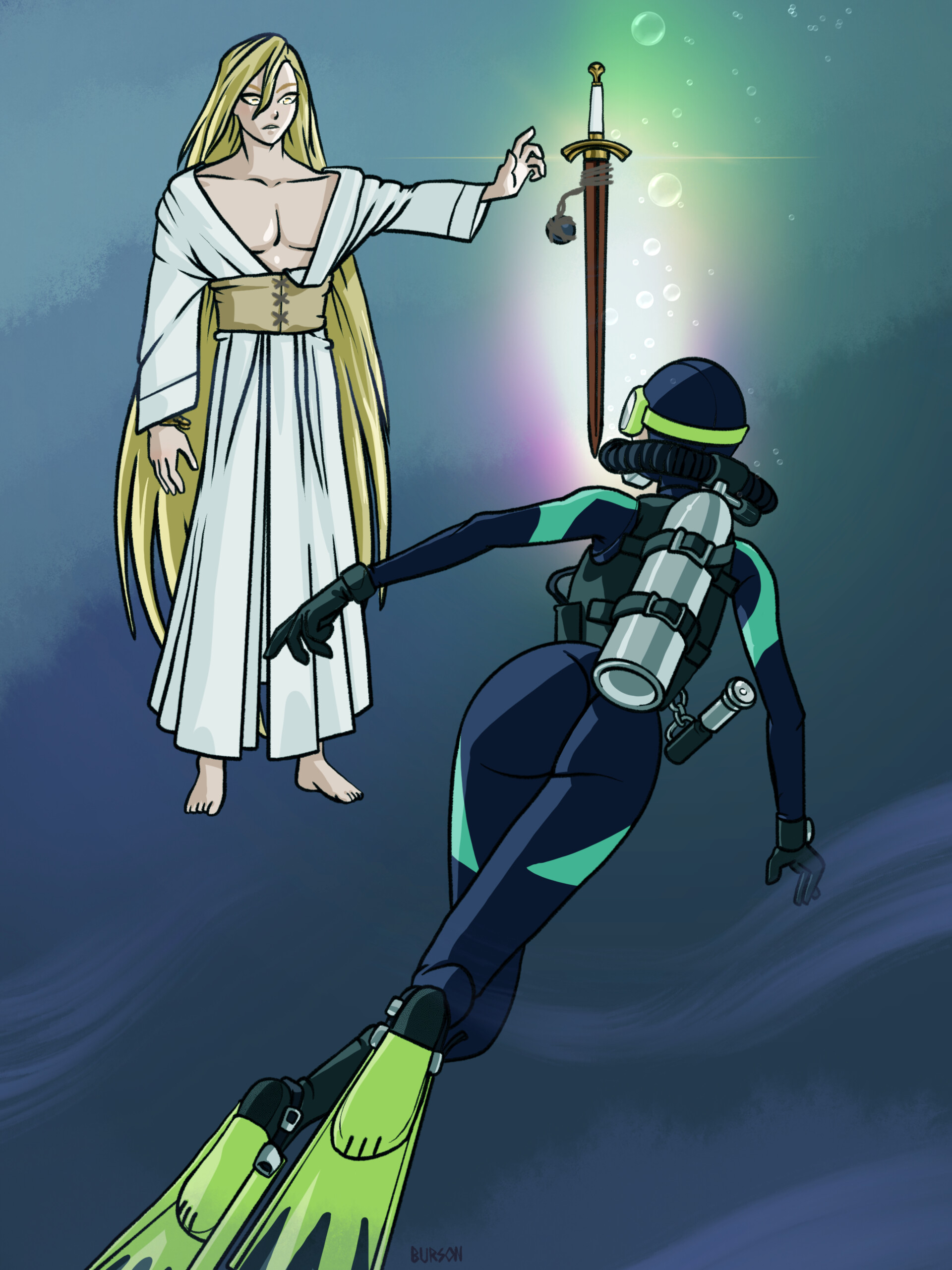 ArtStation - The Dive