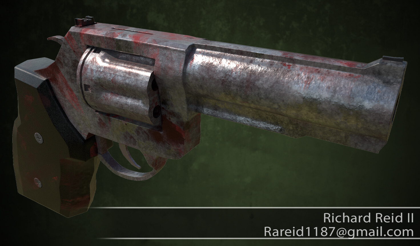 ArtStation - Zombie Apocalypse Revolver