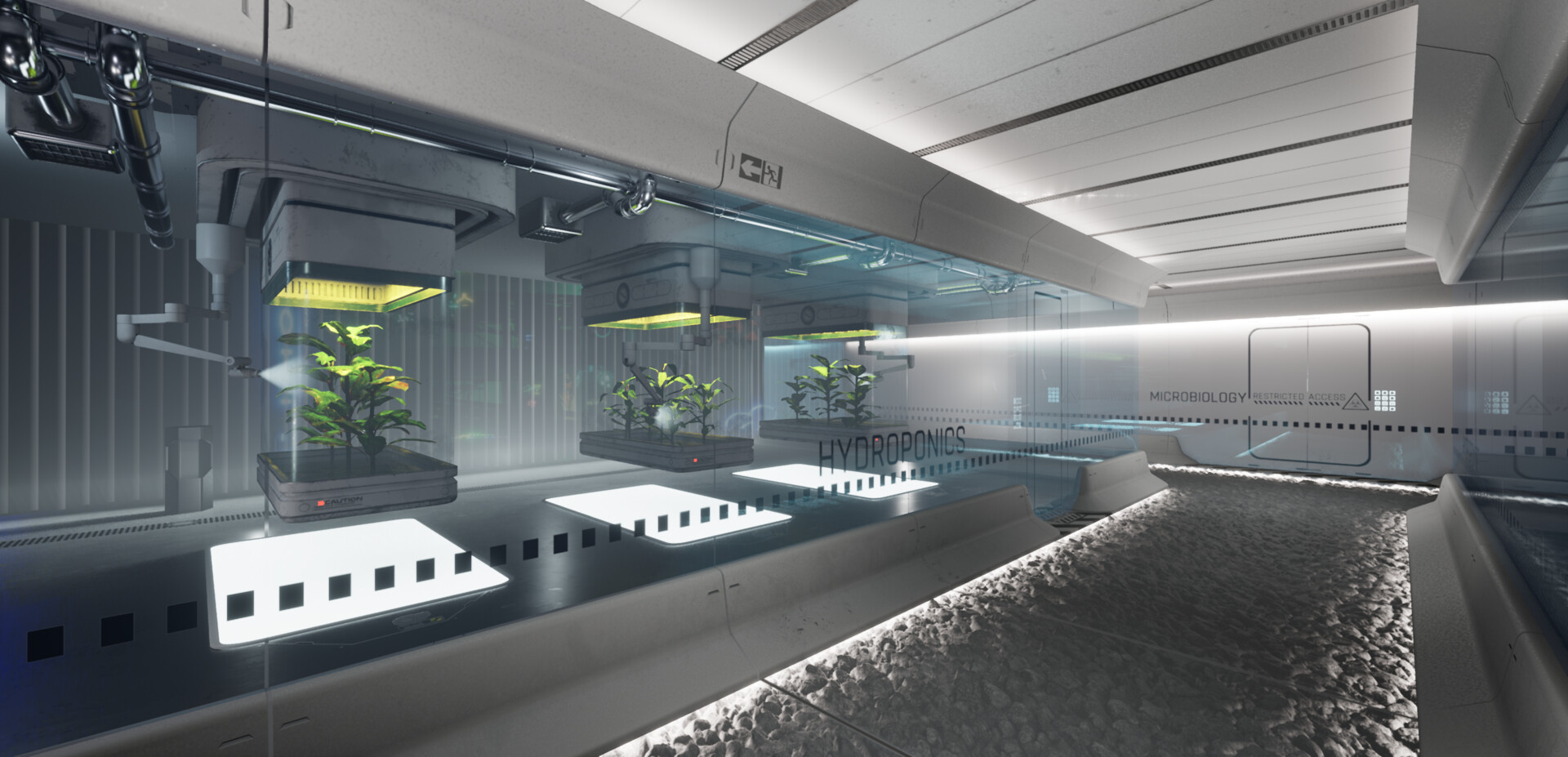 ArtStation - Unreal Engine: Hydroponics Lab