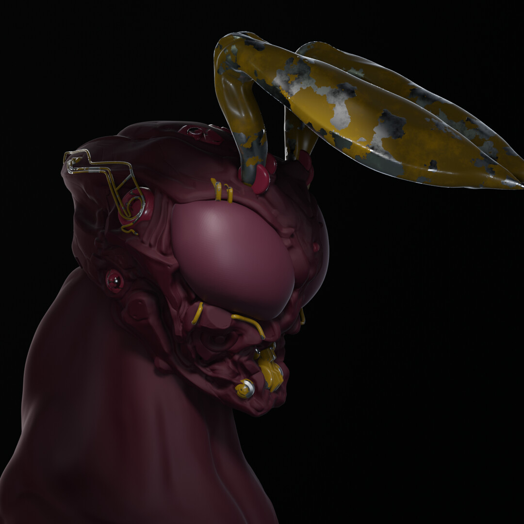 ArtStation - Rabbit_Bust_2023