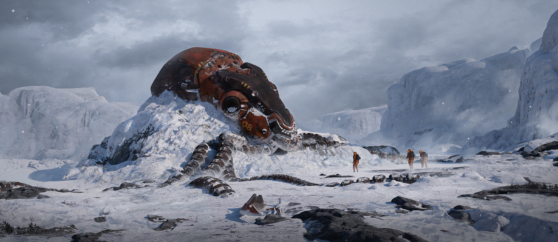 ArtStation - Snow captivity