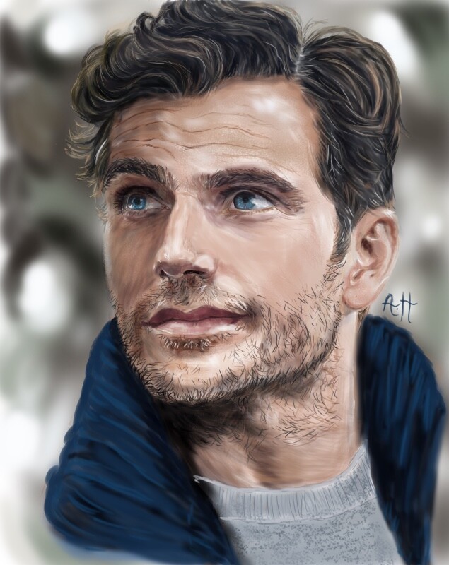 ArtStation - Henry Cavill portrait