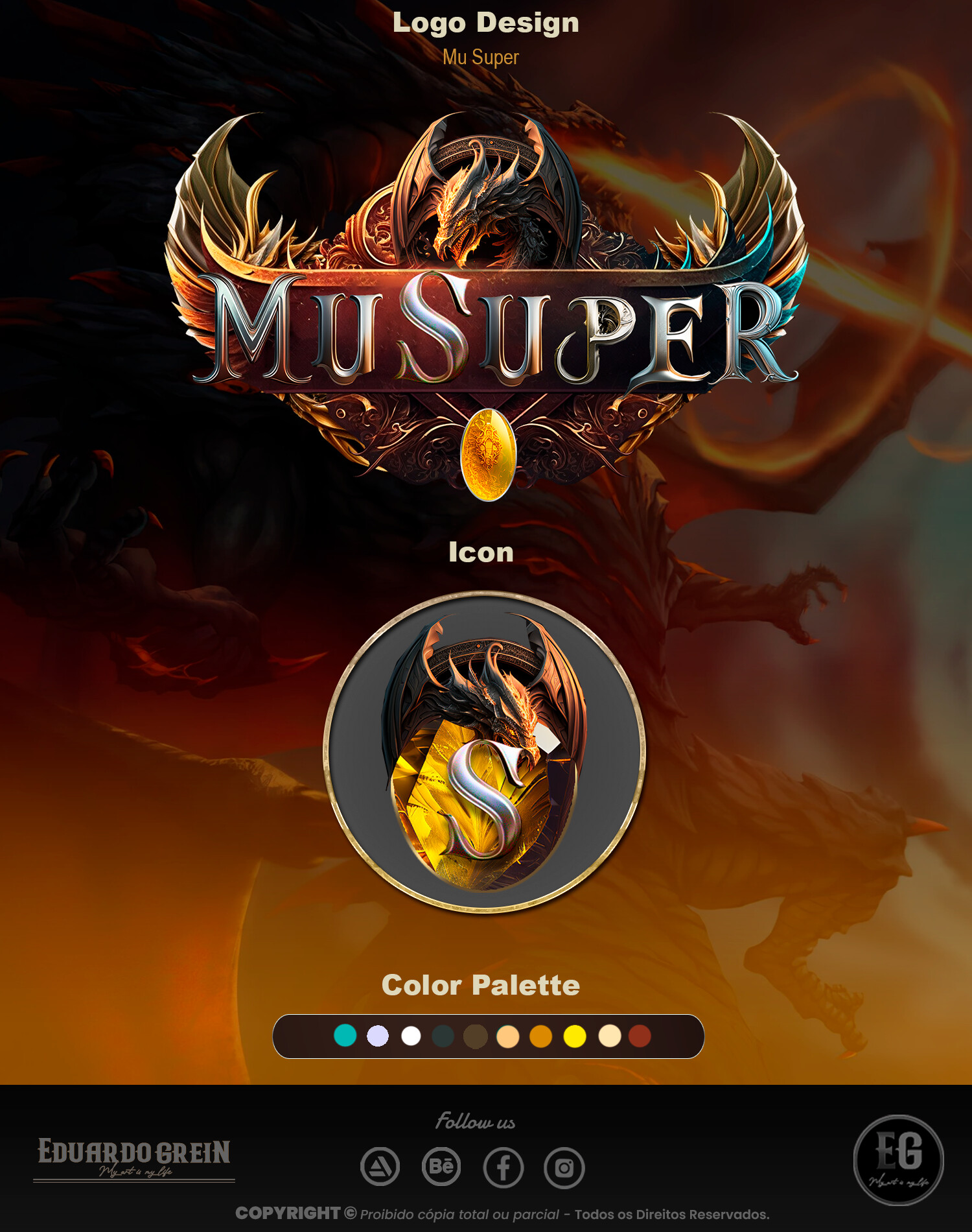 ArtStation - Logo Design Mu Super