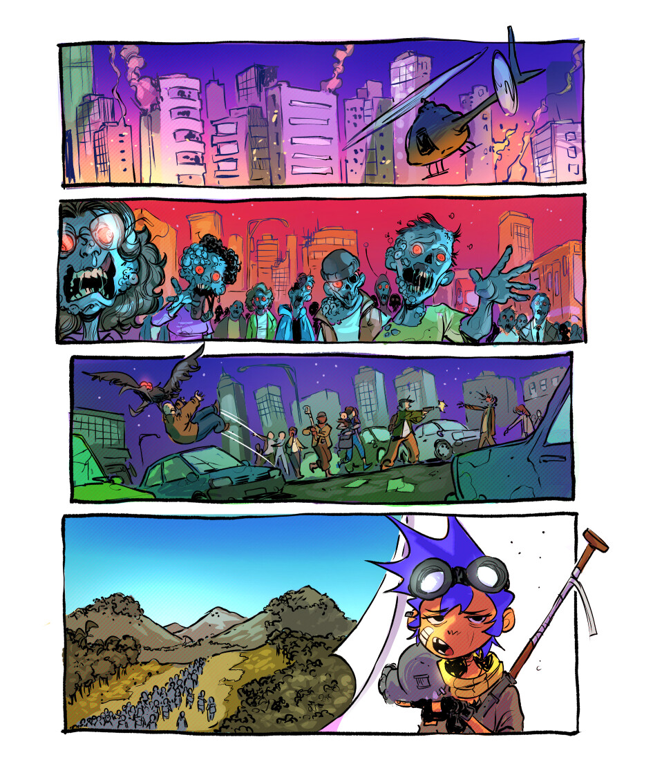 Rafael Sam - Dark Desert! (personal comic project)