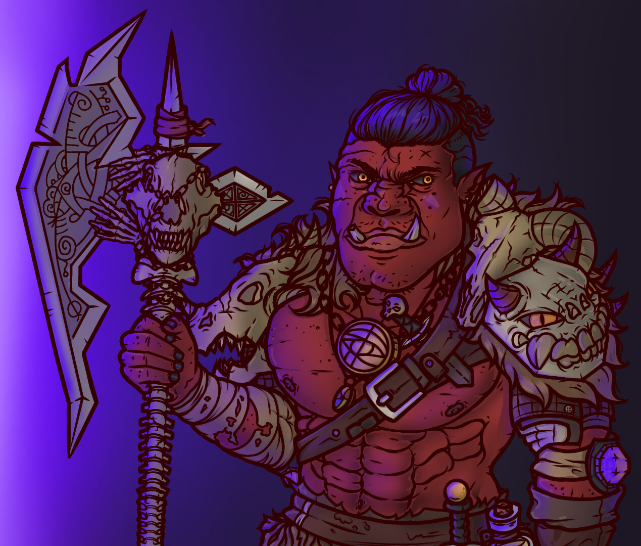 ArtStation - Little Red Ogre