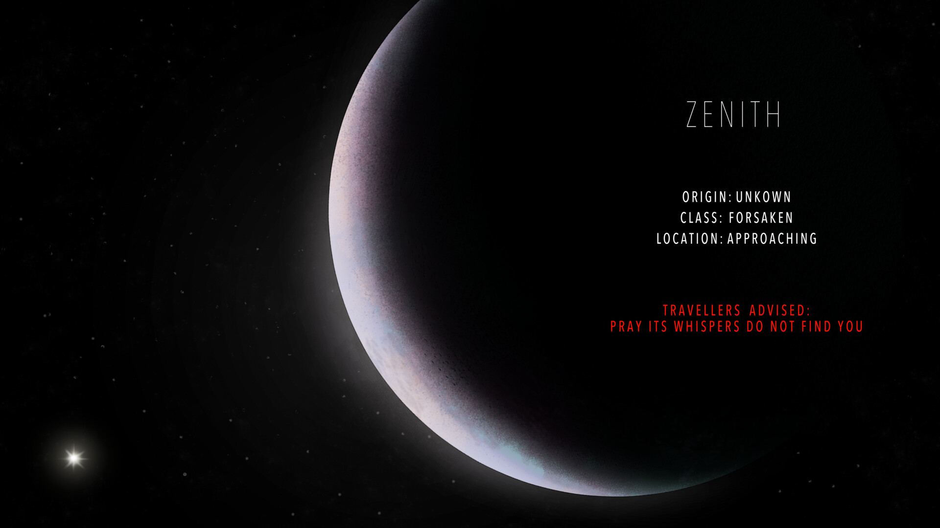 Ted Curtis - Planet Title Screen (Zenith Project)