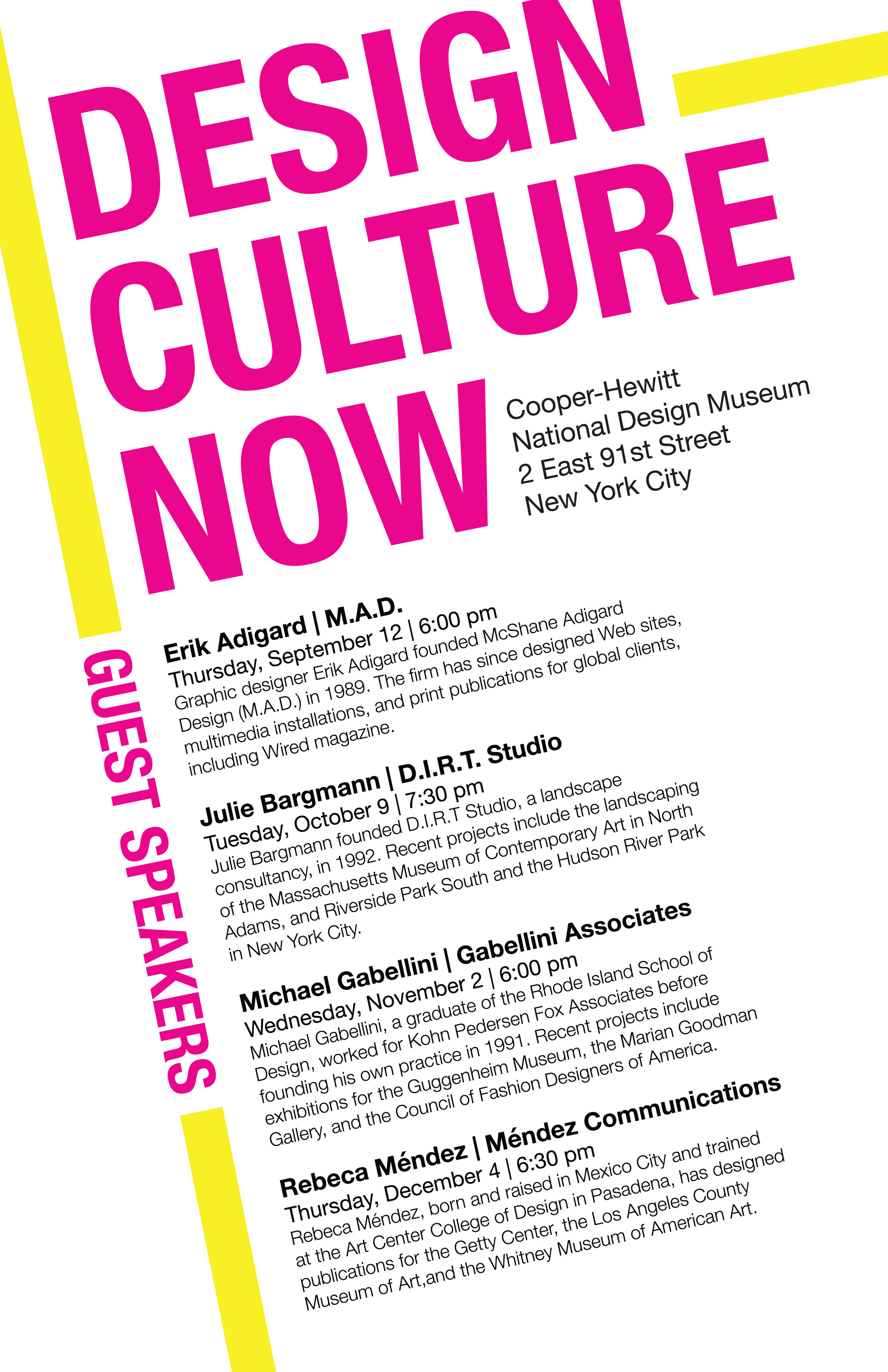 ArtStation - DESIGN CULTURE NOW Poster