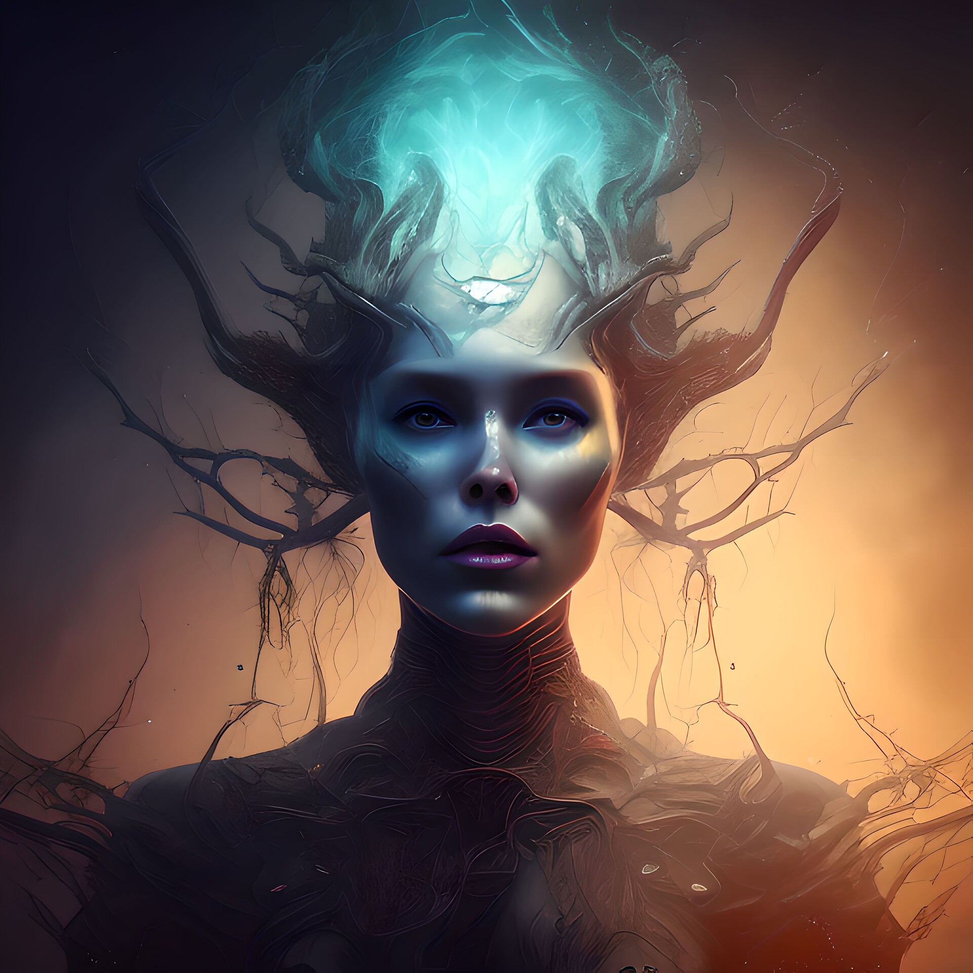 ArtStation - Living in a dystopian Luciferian society where darkness ...