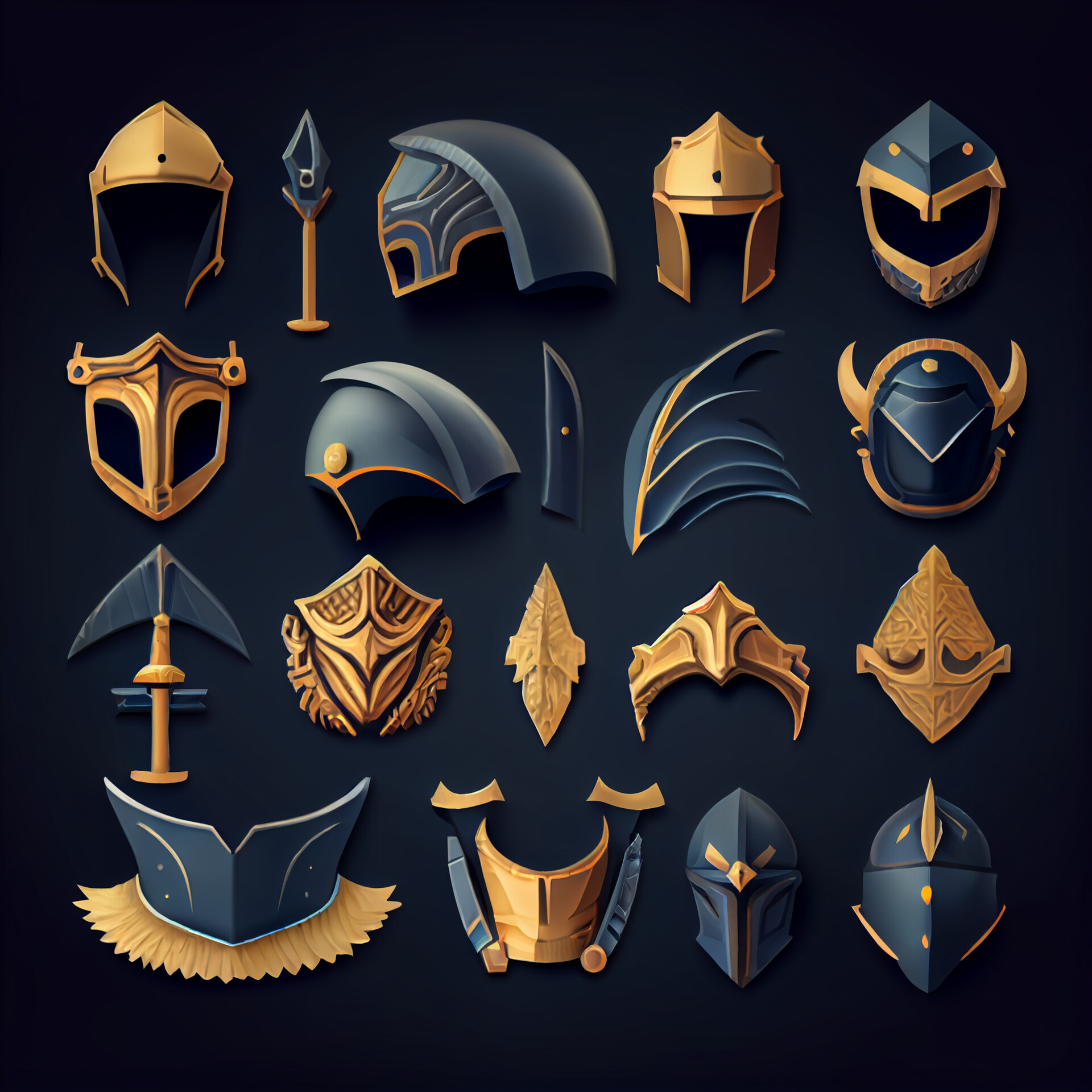 ArtStation - 100 GAME İCON BİG SİZE 26 İMAGES