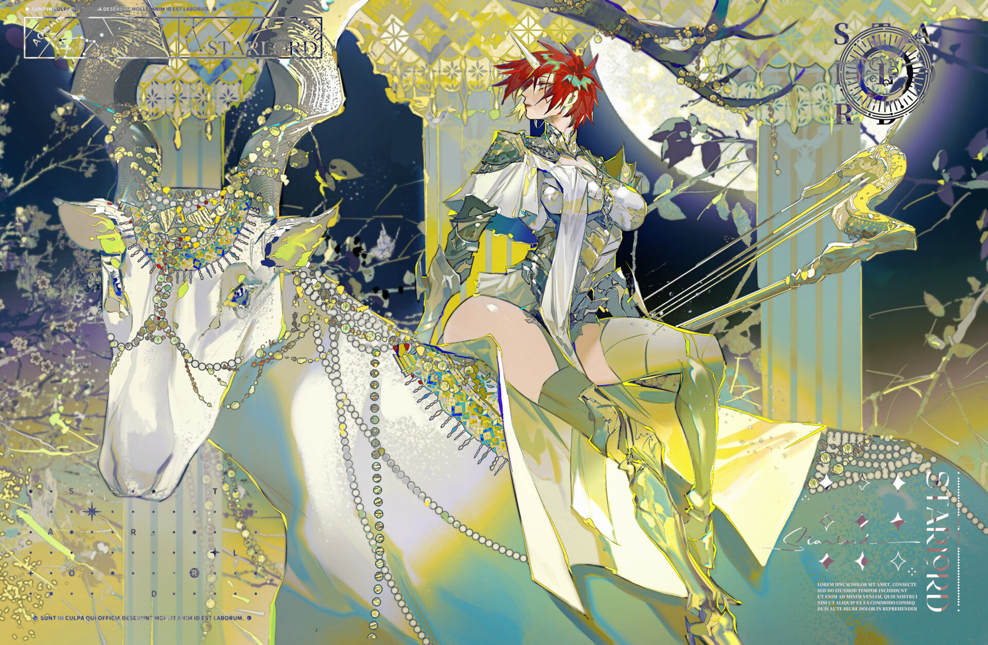 ArtStation - FFXIV-Deer and archer