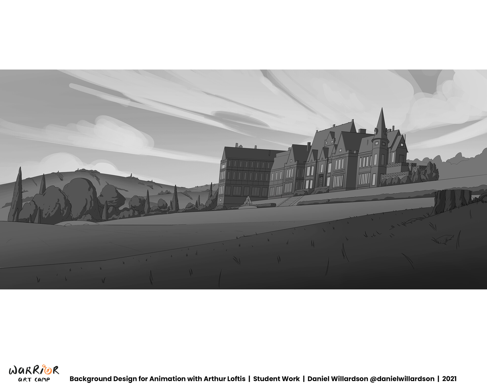 ArtStation - Daniel Willardson | Background Design for Animation with ...