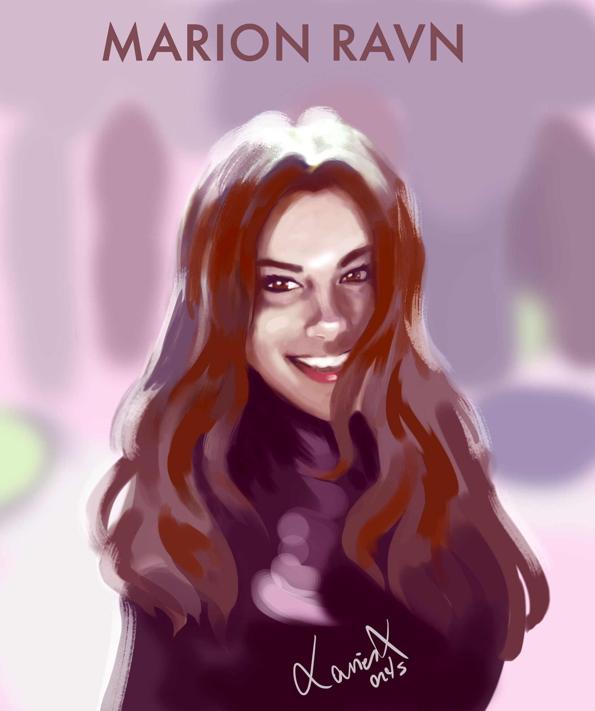 Javier Fernández Bernades - Marion Raven portrait