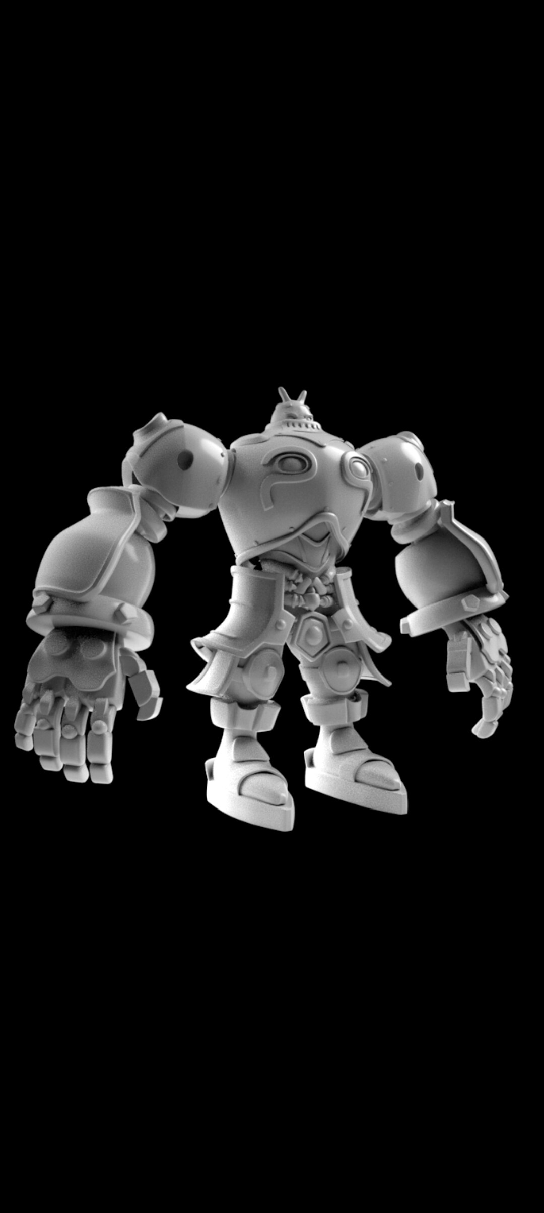 ArtStation - robot game Charector modeling work . modling in maya low ...