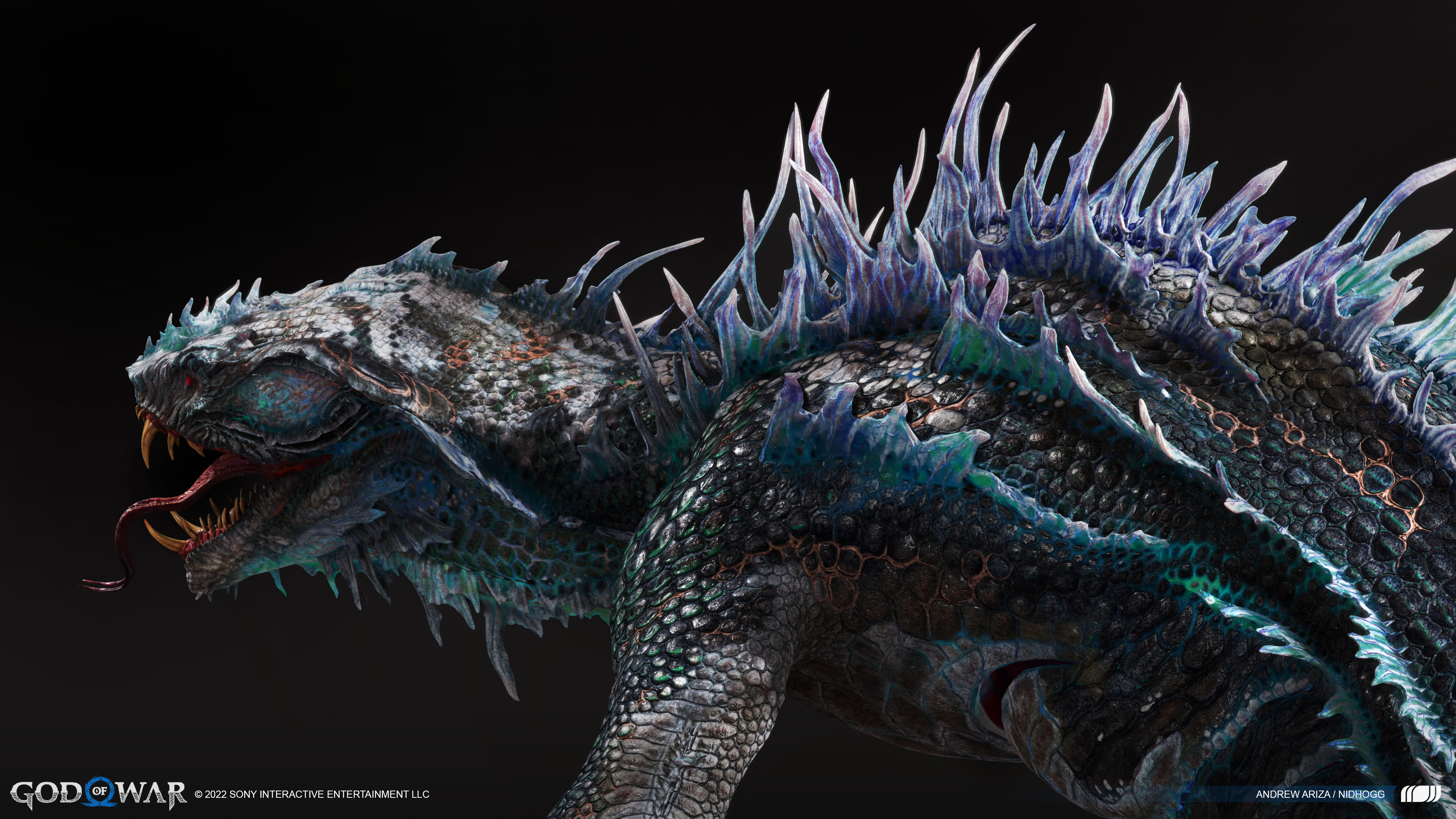Andrew Ariza - GOD OF WAR RAGNAROK - Nidhogg