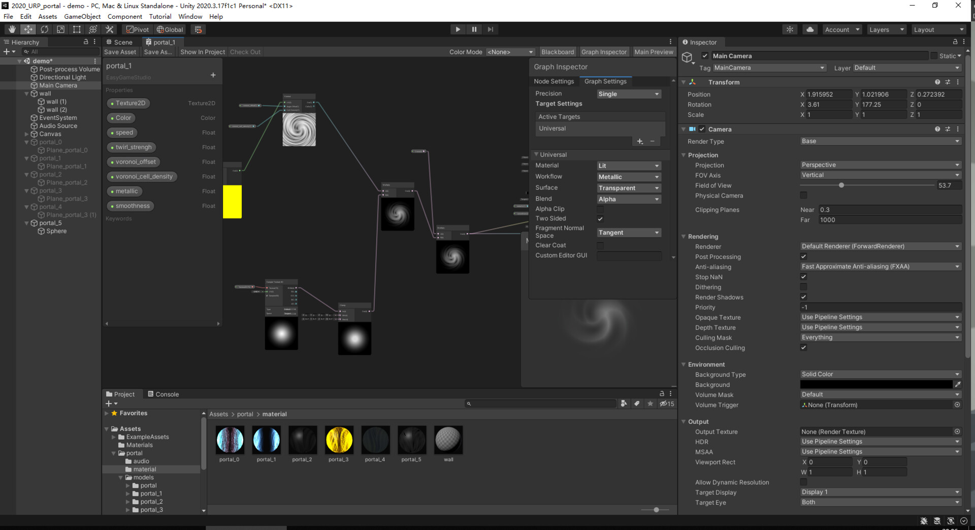 Easy Game Studio - Unity VFX - Portal Effect - Downloadable