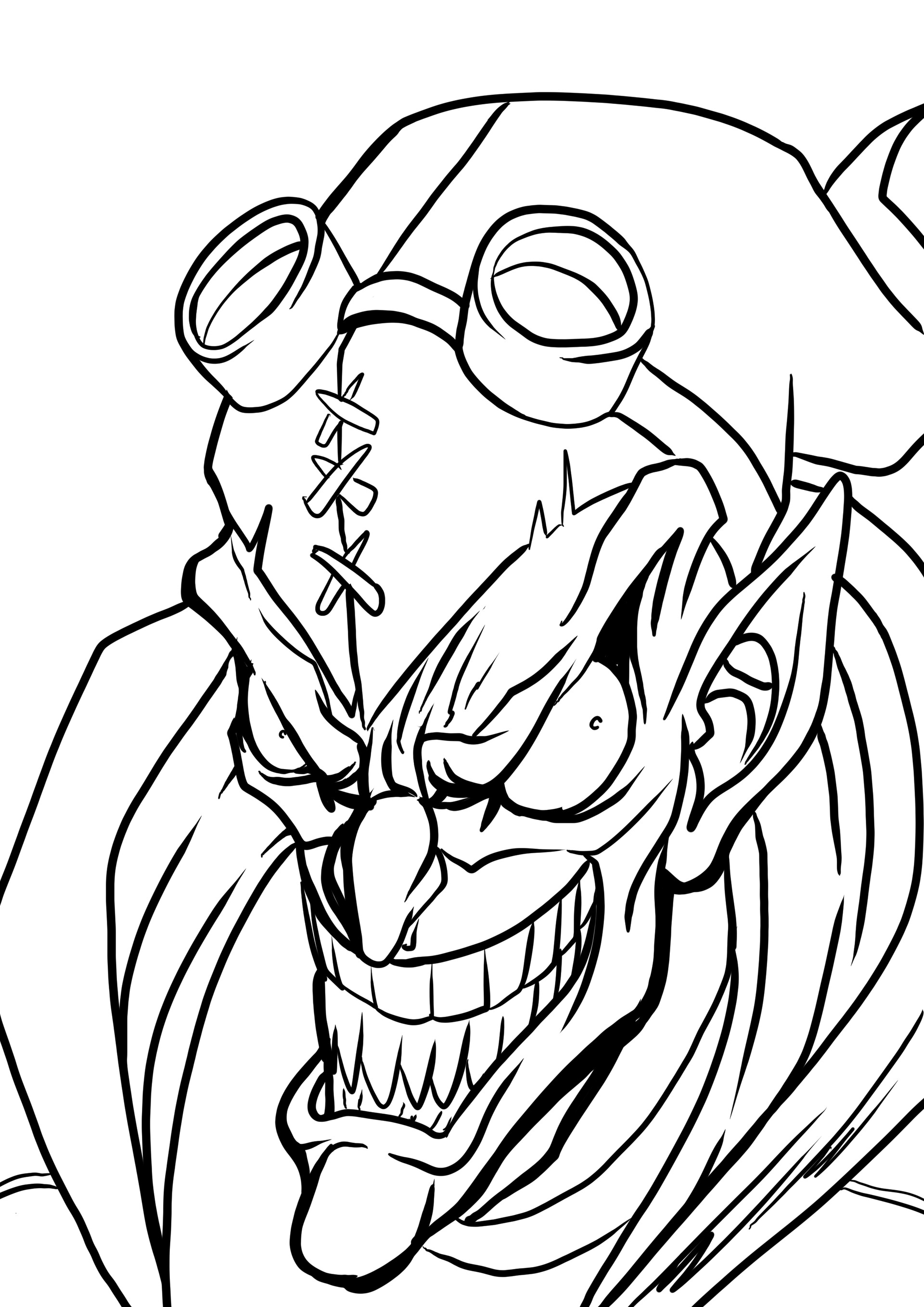 green goblin coloring pages to print
