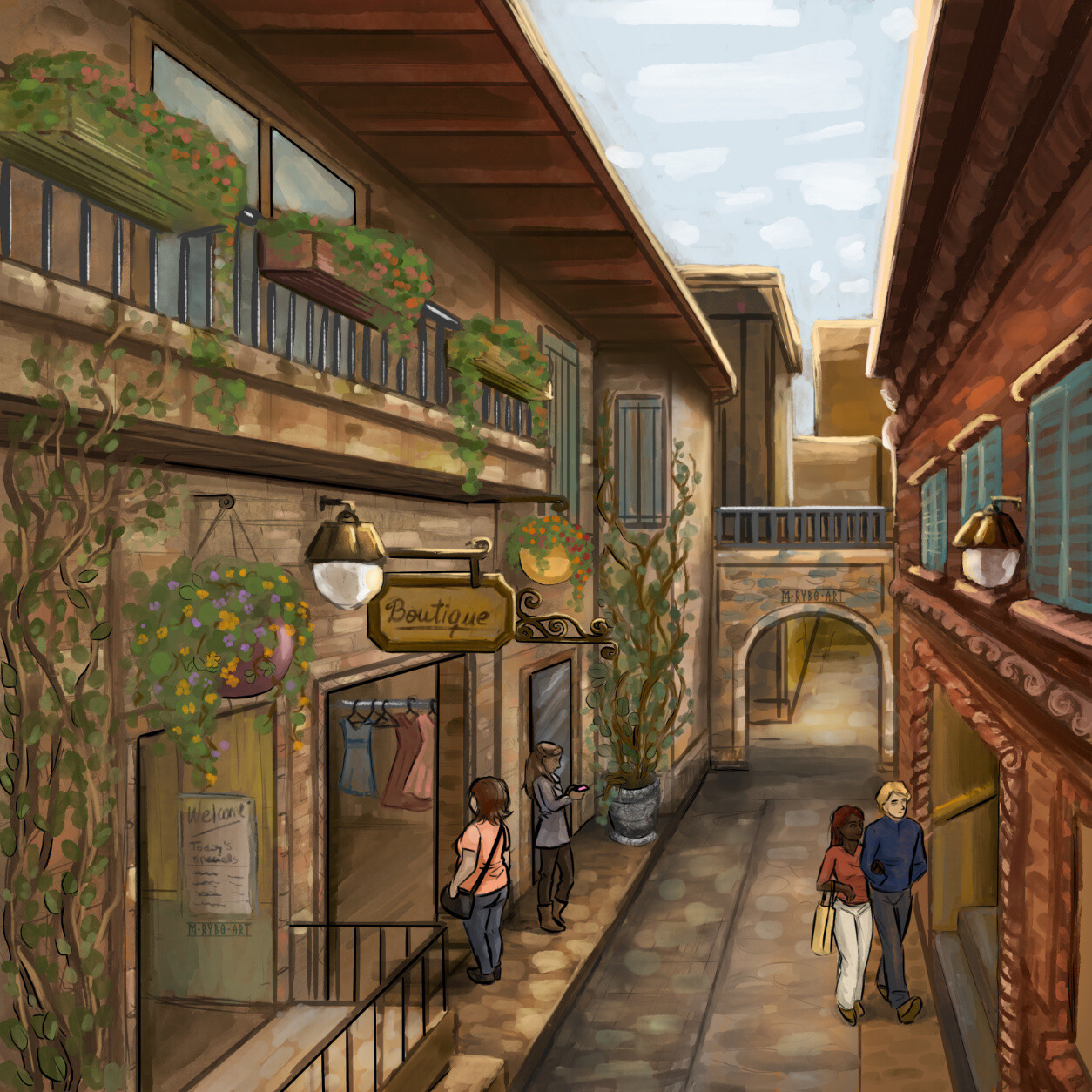 ArtStation - Antique Town