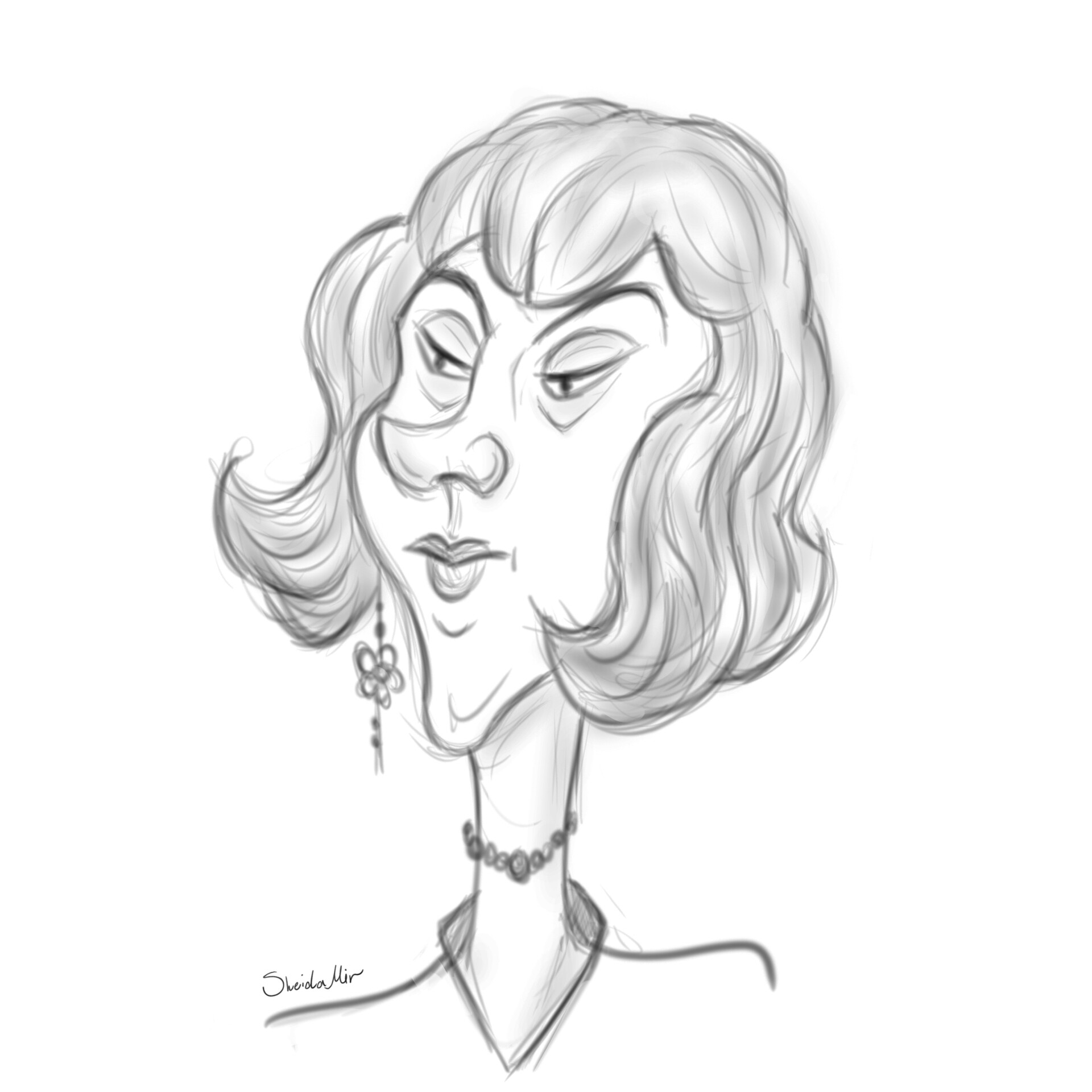 ArtStation - Jealous woman character