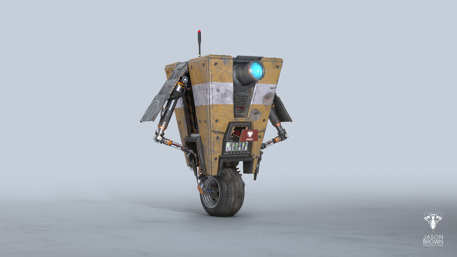 Jason Brown - CL4P-TP Clap Trap (Borderlands Fan Art)