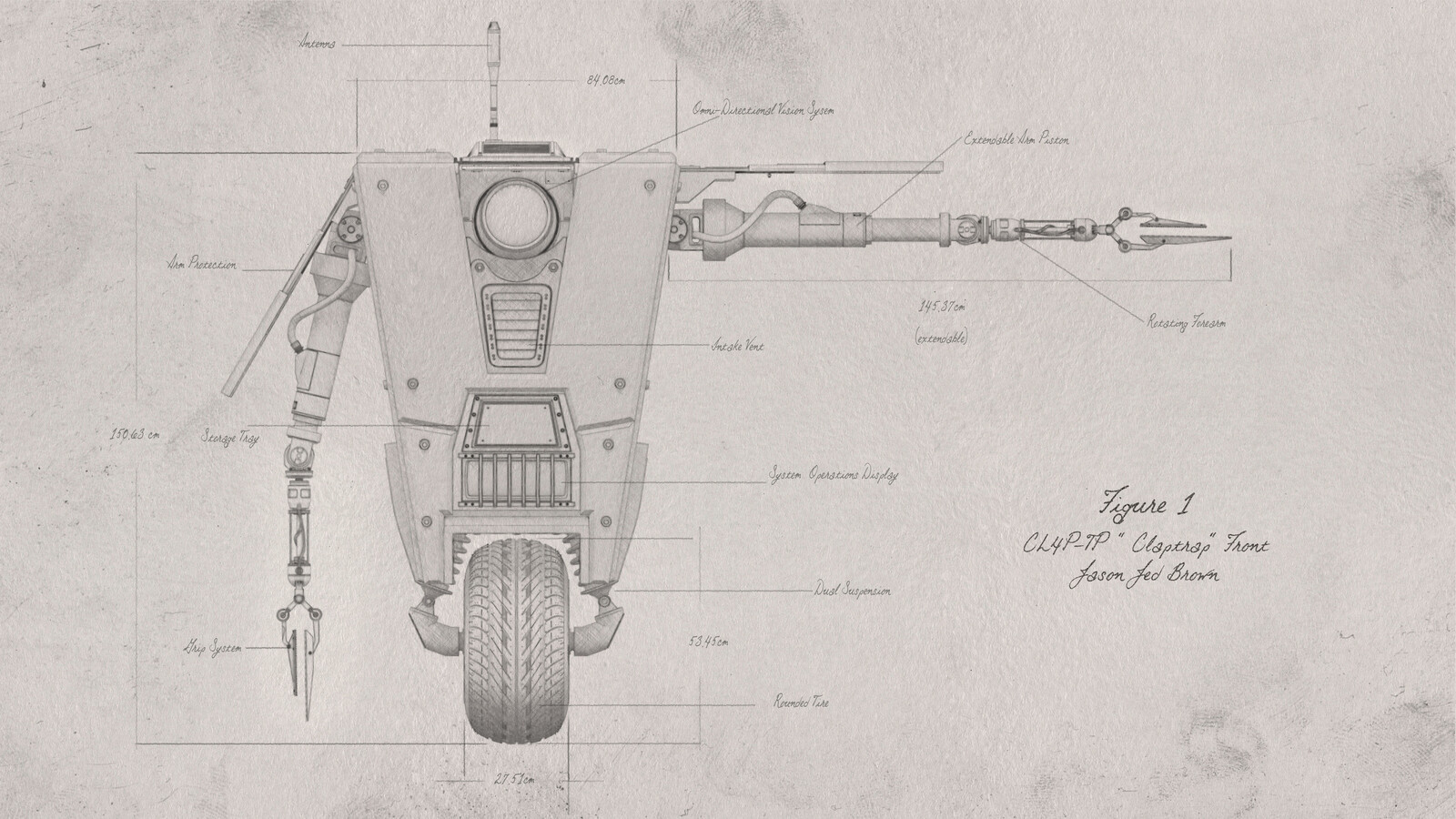 Jason Brown - CL4P-TP Clap Trap (Borderlands Fan Art)