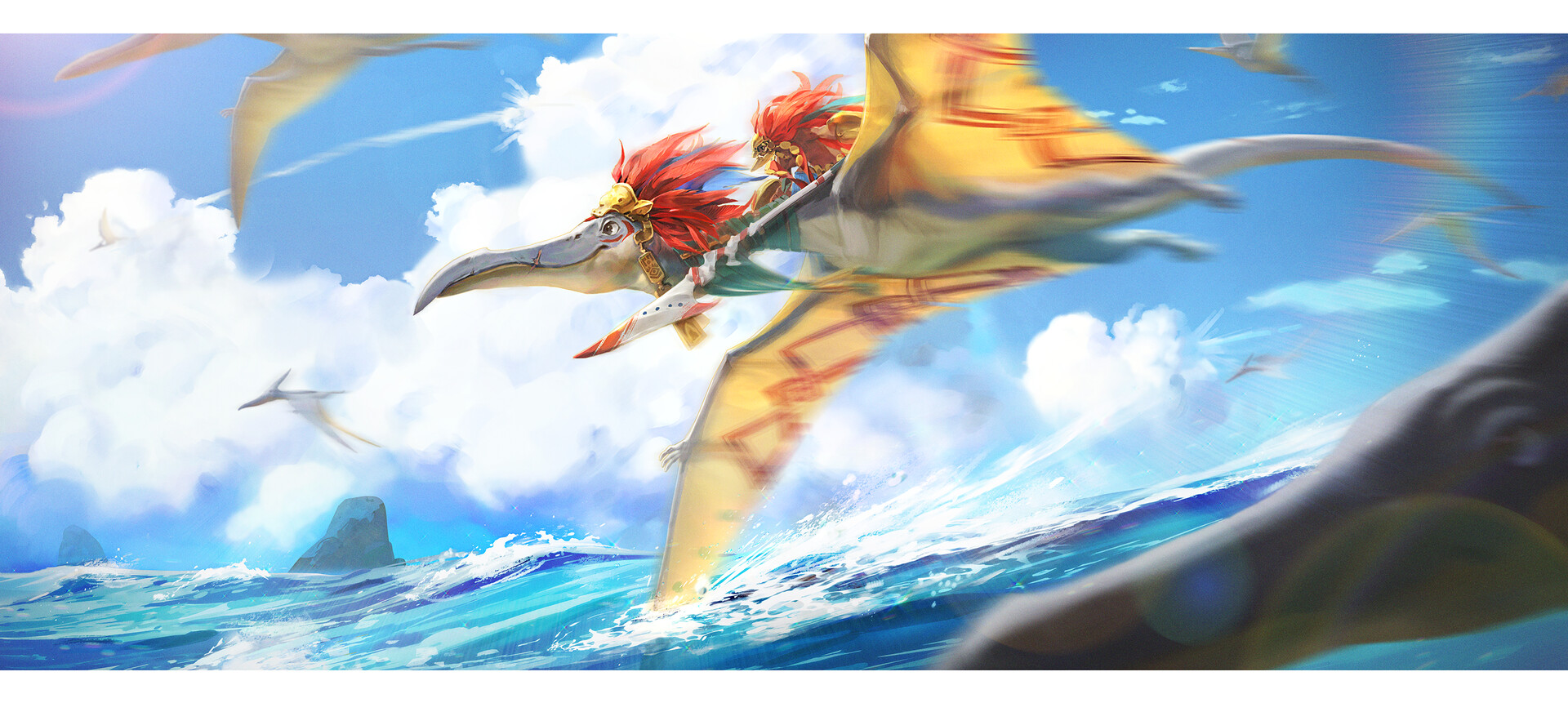 ArtStation - pterodactyl warrior