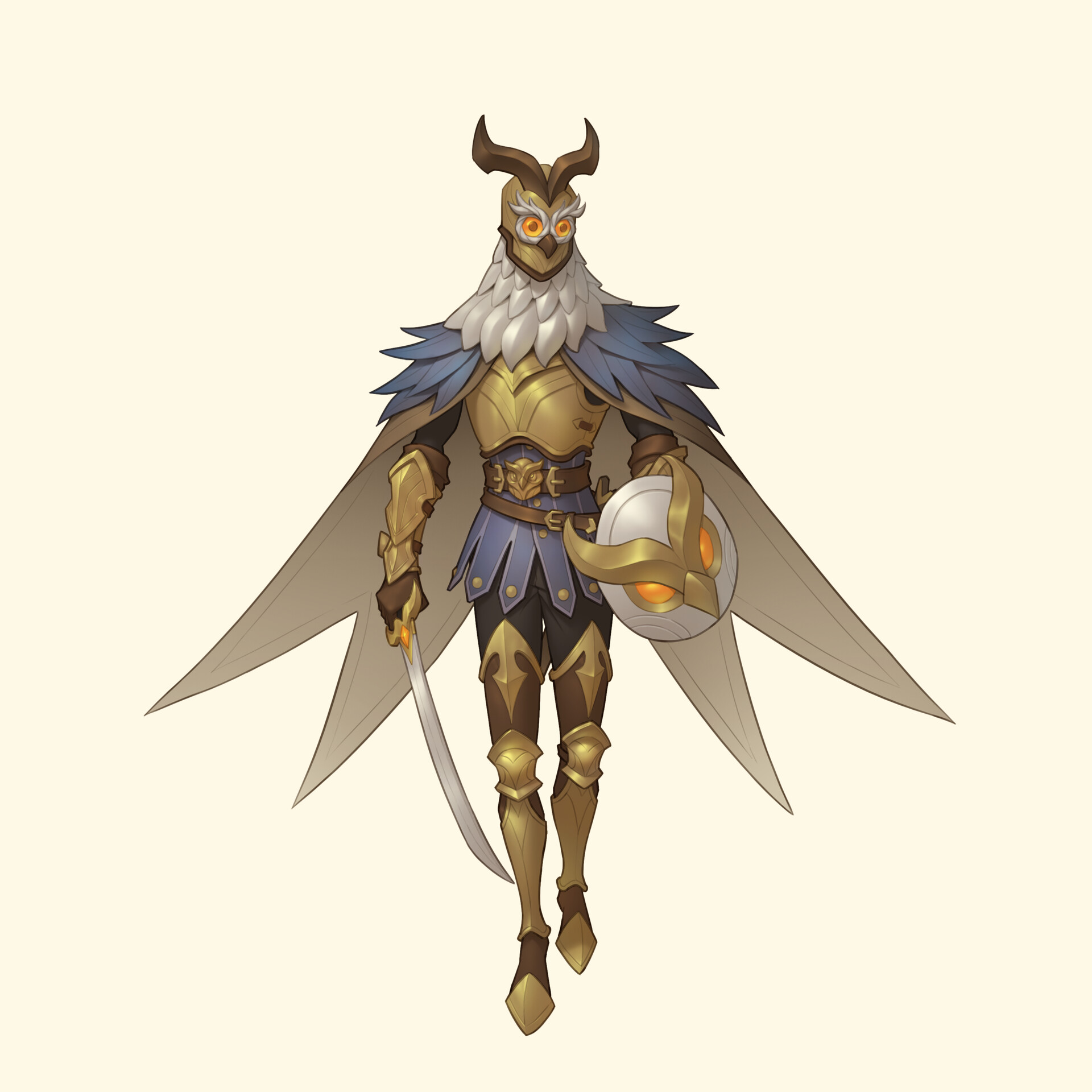 ArtStation - Knight Owl