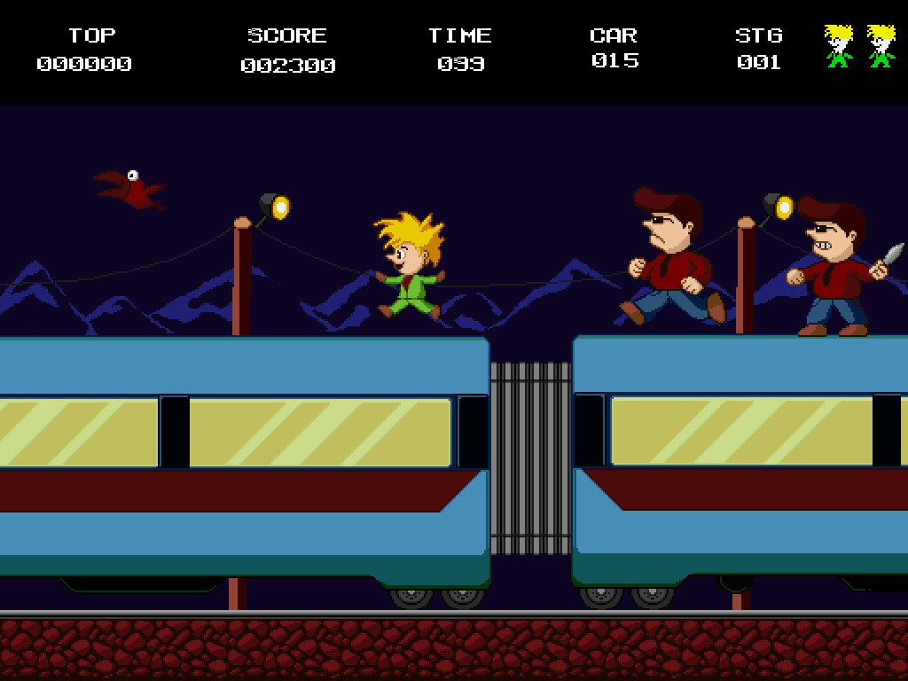 Daniel Morales - Stop the Express (ZX Spectrum/MSX) remake project progress