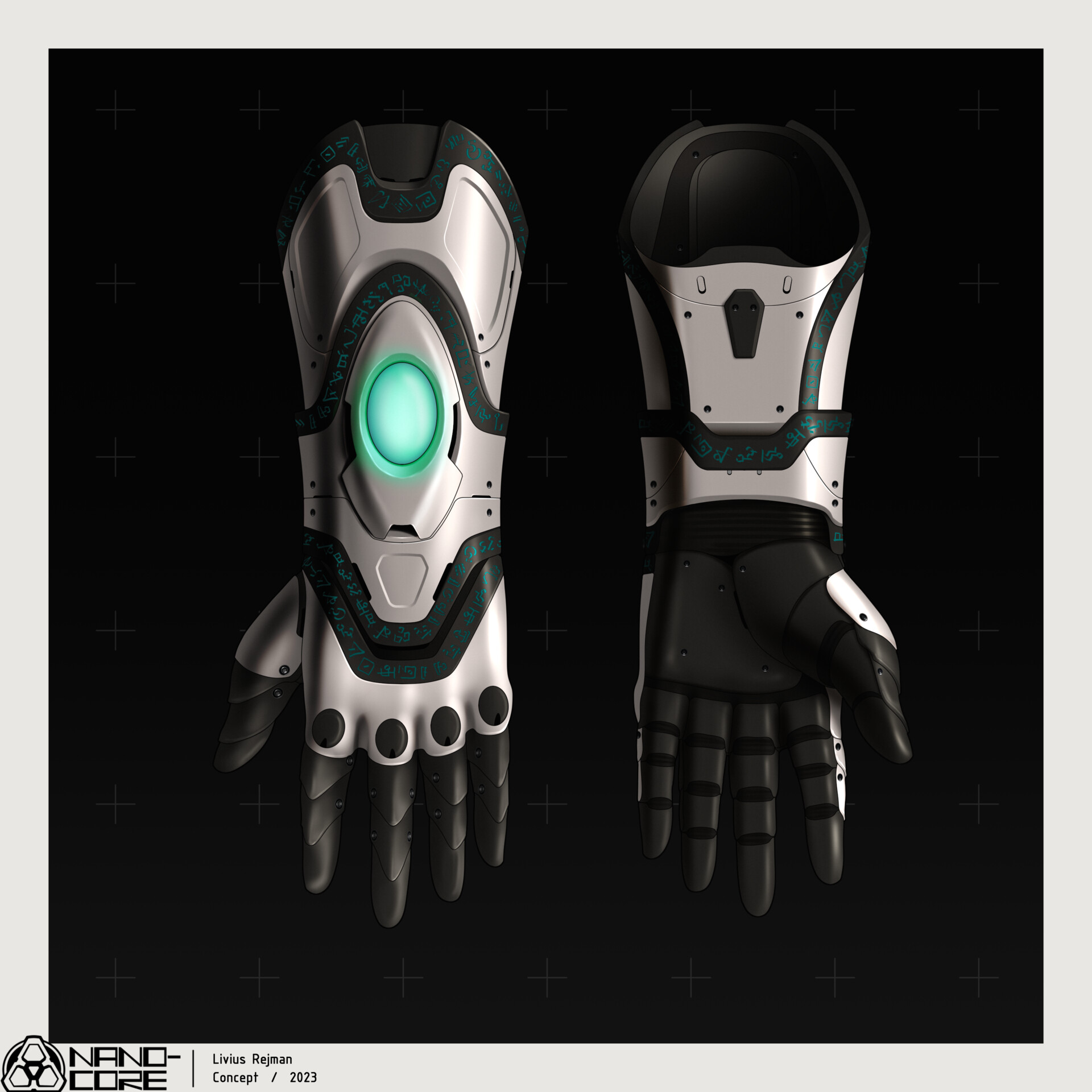 ArtStation - Sci-Fantasy Gauntlets