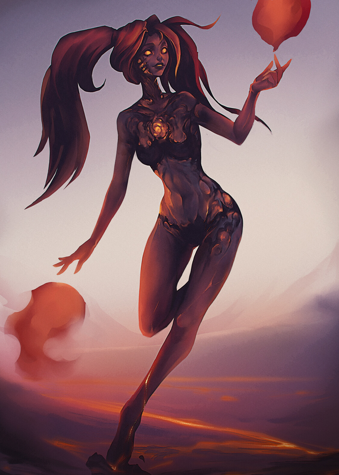 ArtStation - Fire elemental (unfinished)