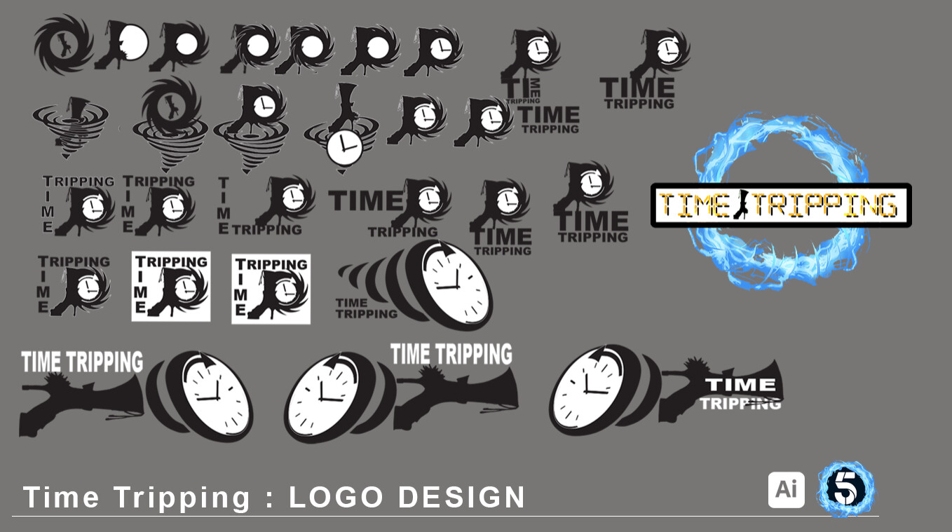 ArtStation - Time Tripping LOGO