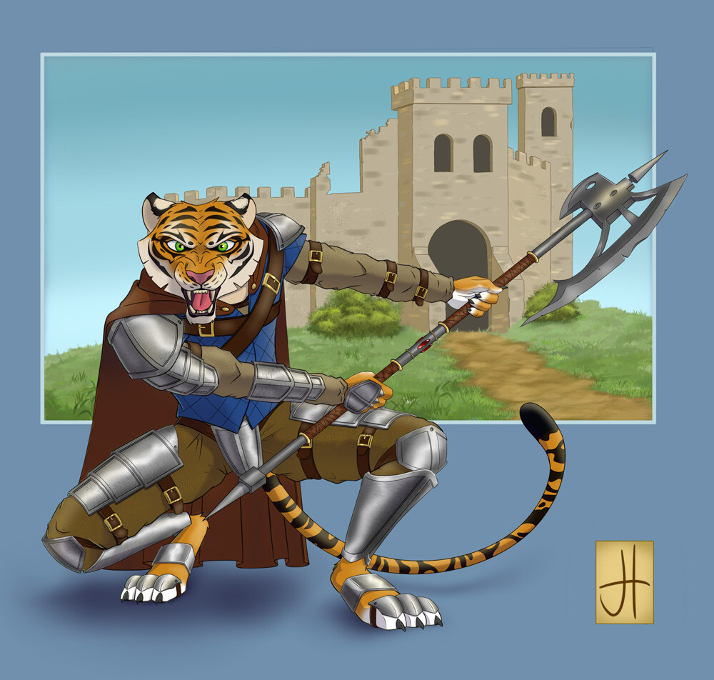 ArtStation - Medieval Tiger