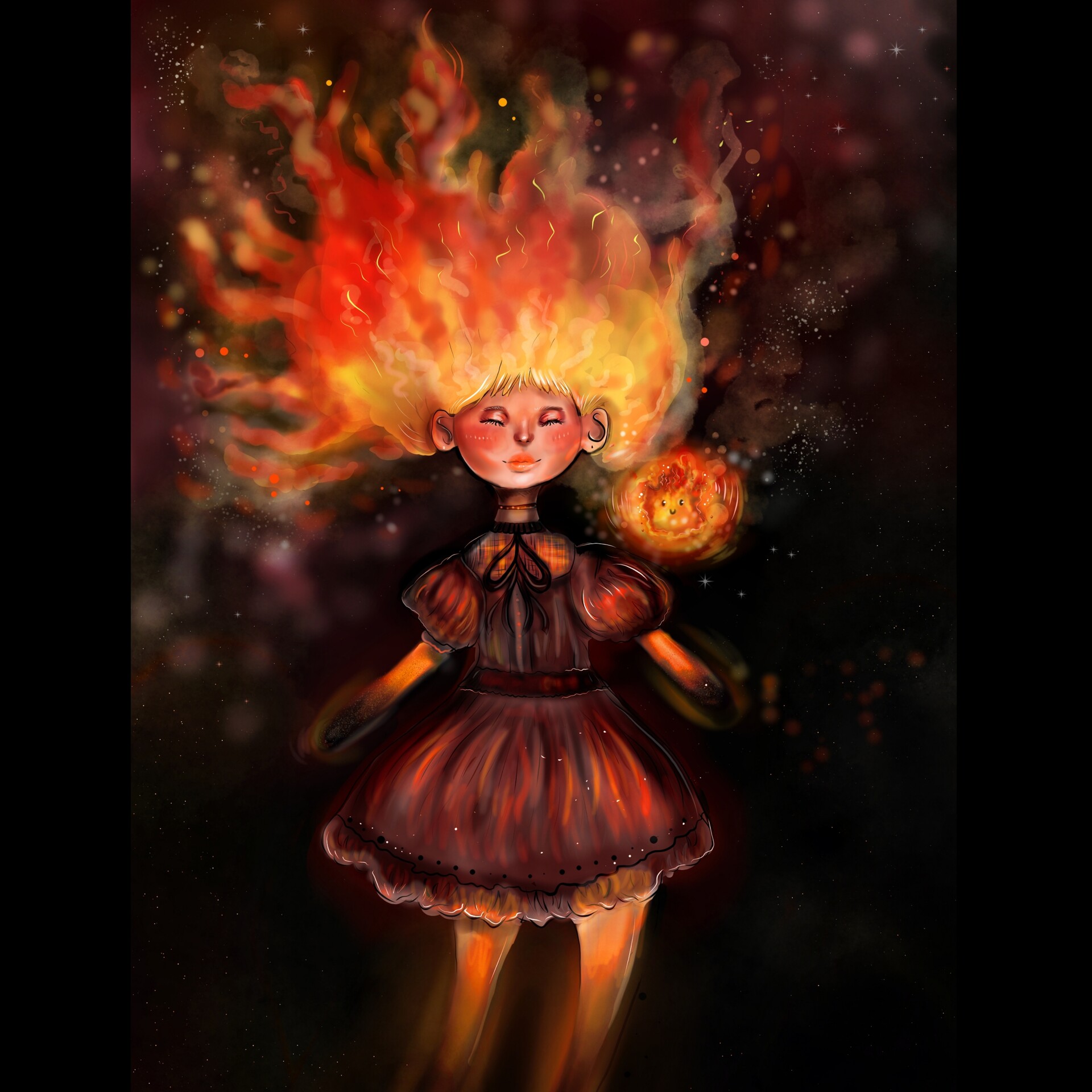 ArtStation - la fille de feu