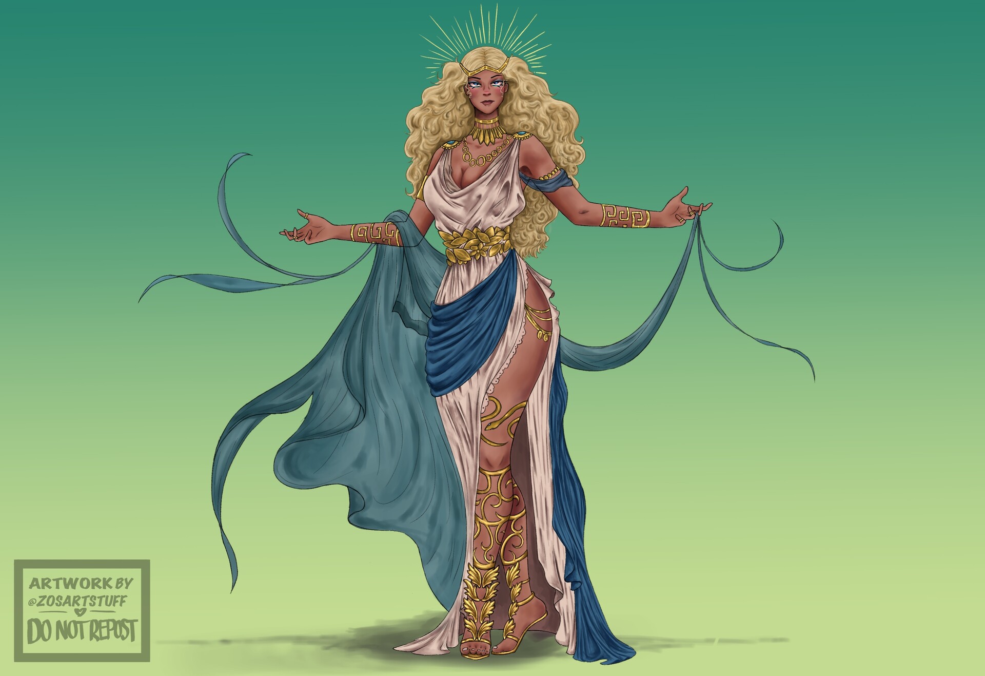 ArtStation - Hera from Jason and the Argonauts Redesign Process