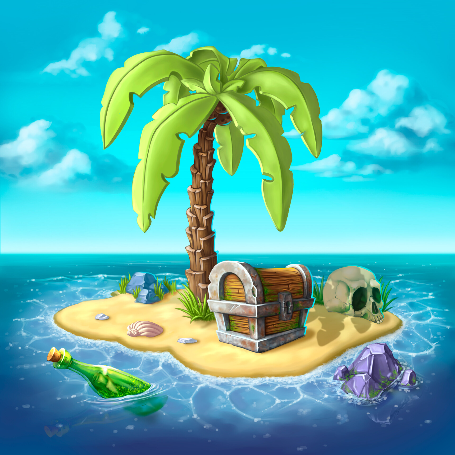 ArtStation - Treasure Island